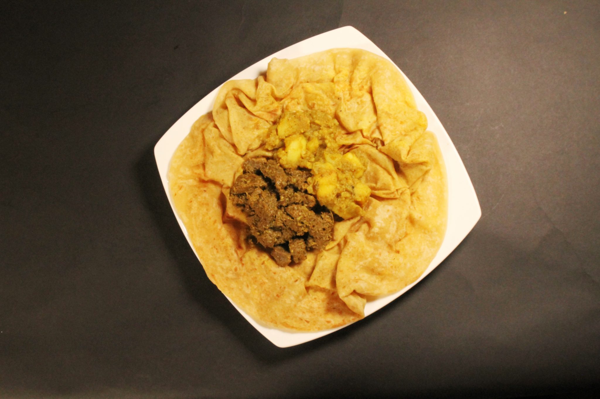 Beef Dhal Puri Wrap (Mini) - Hosein's Roti Shop
